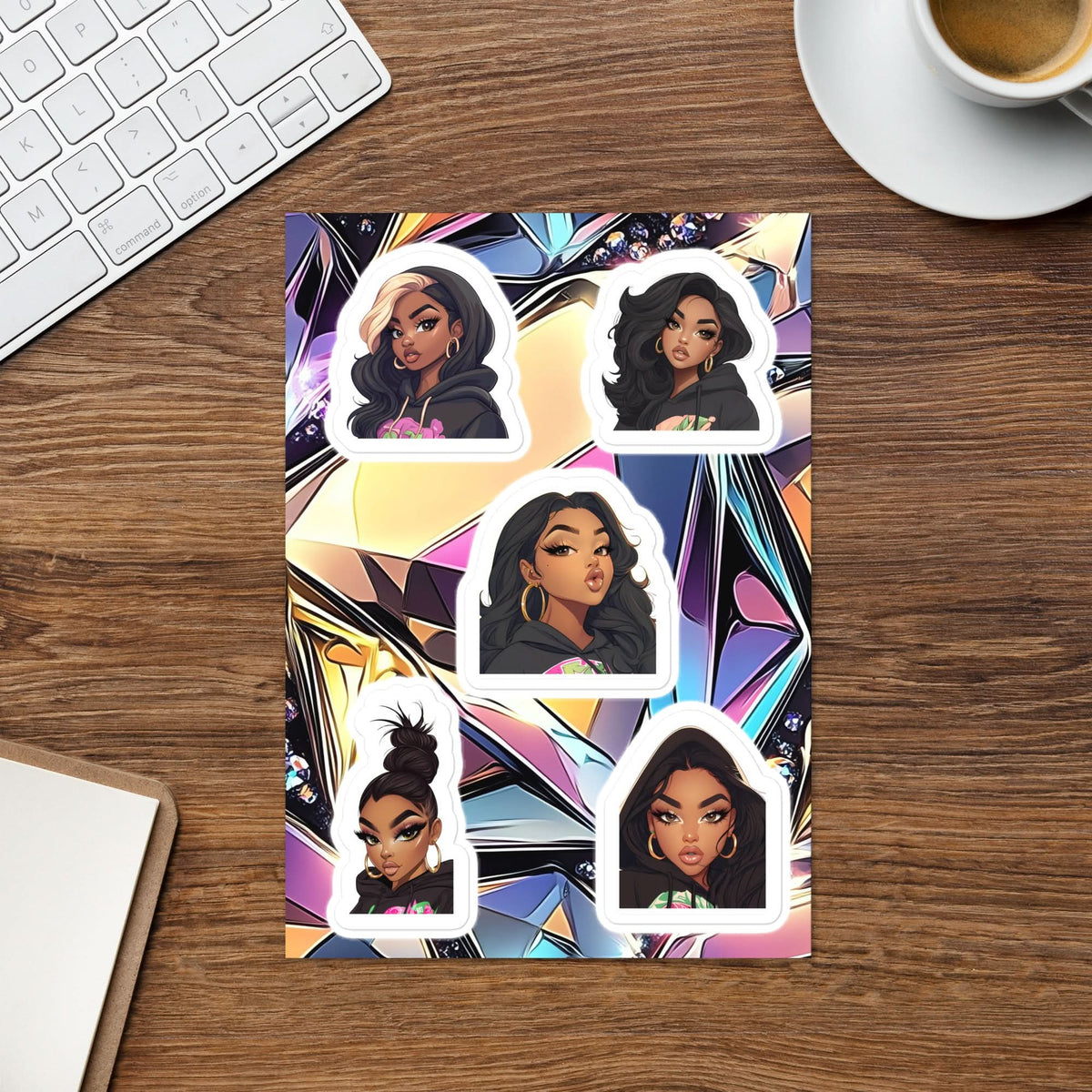 Sharla's Slay Sticker sheet – Gamestriss Graphics